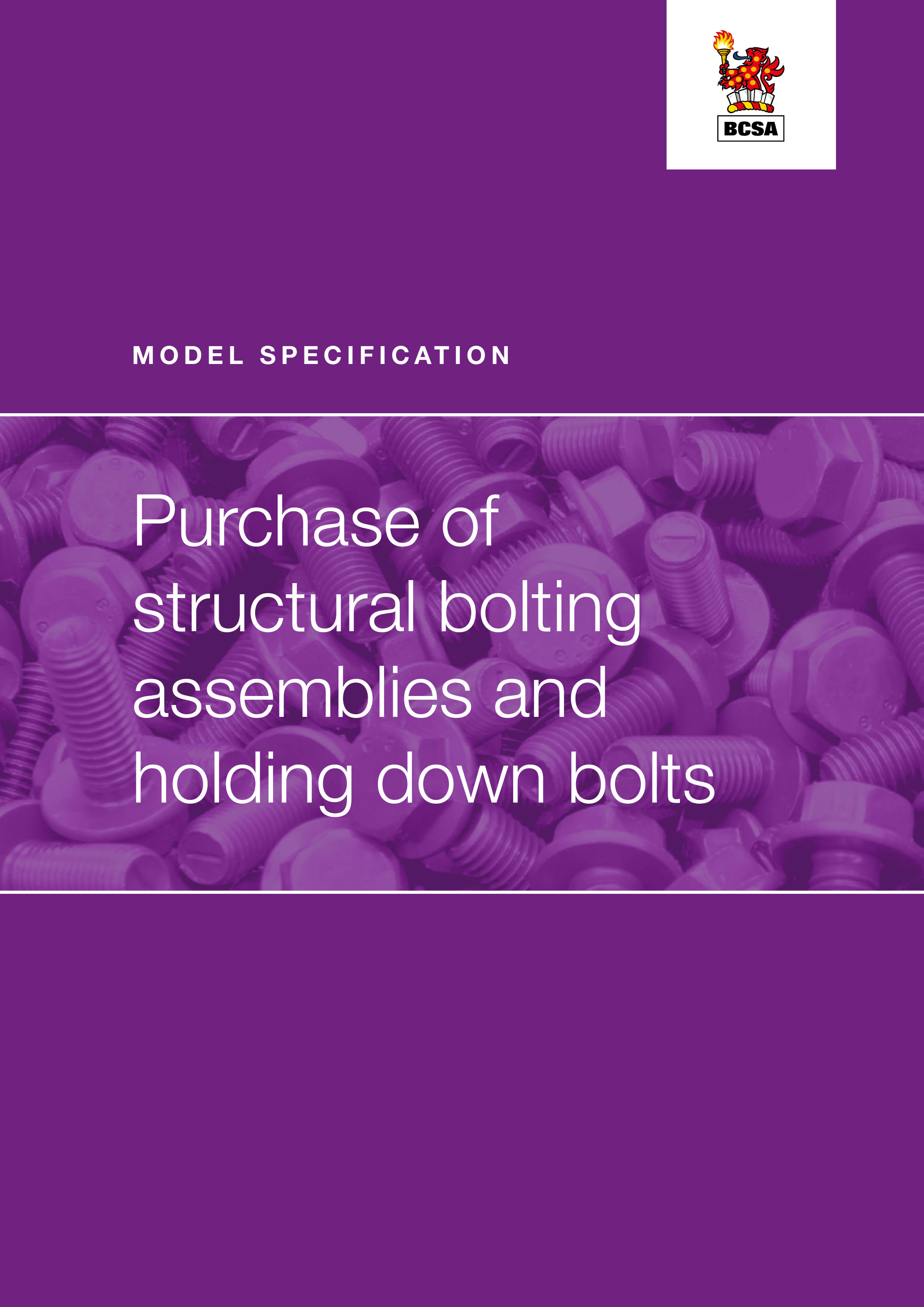 Model Spec | Bolting Assemblies & Holding Down Bolts | BCSA